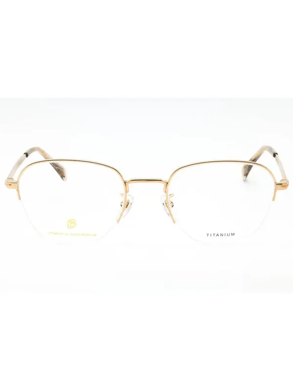 DB EYEWEAR BY DAVID BECKHAM Db 1109/g Eyeglasses - Gold/clear Demo Lens