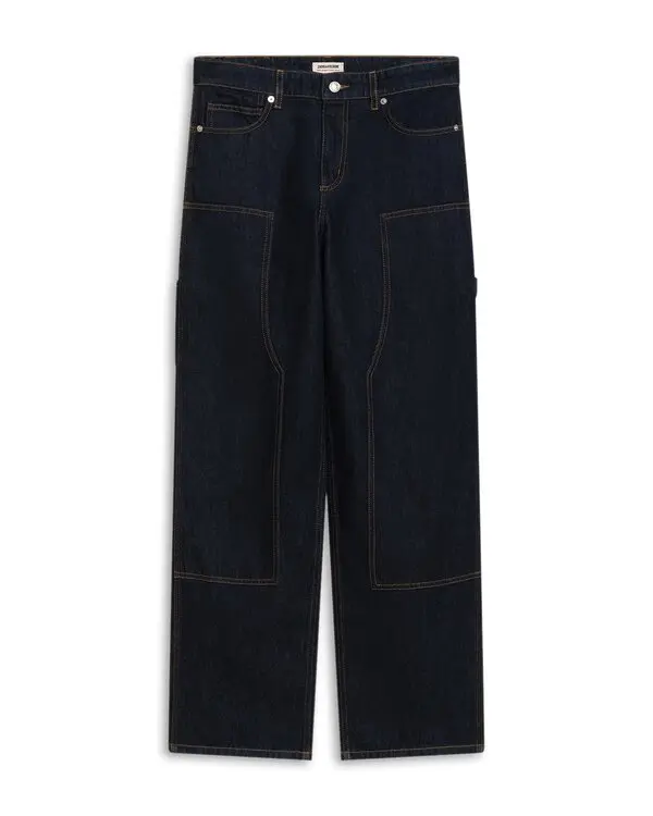 Zadig&Voltaire Perry Cotton Panel Denim Jeans