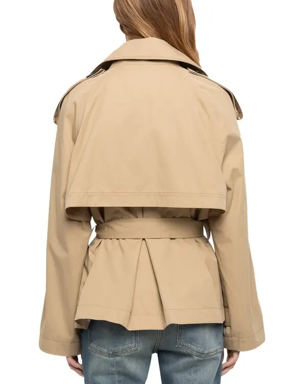 Zadig&Voltaire Kivana Cotton Belted Trench Jacket
