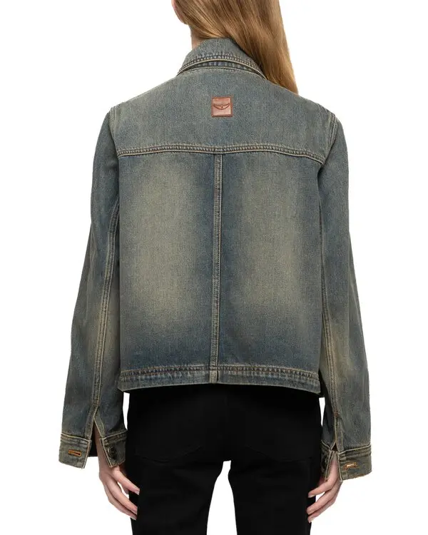 Zadig&Voltaire Lessa Cotton Denim Jacket