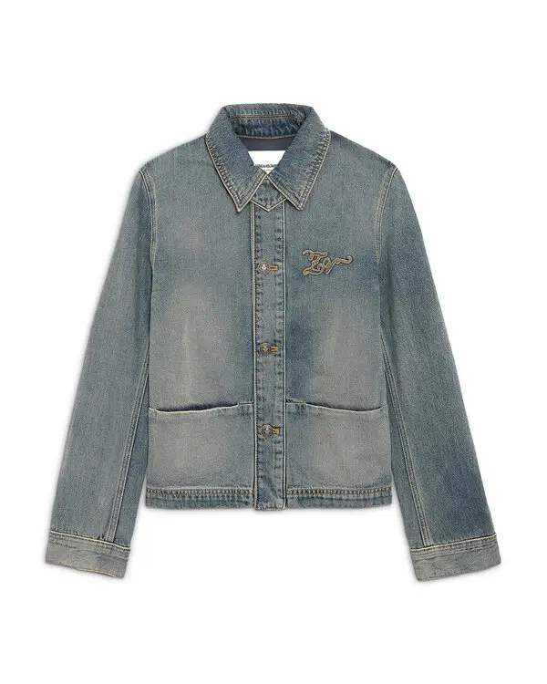 Zadig&Voltaire Lessa Cotton Denim Jacket