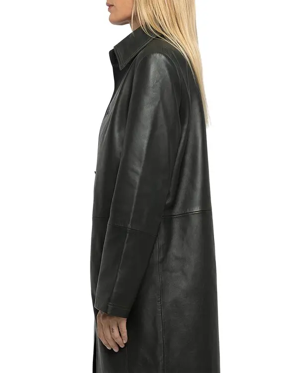 Zadig&Voltaire Mentlyr Leather Coat