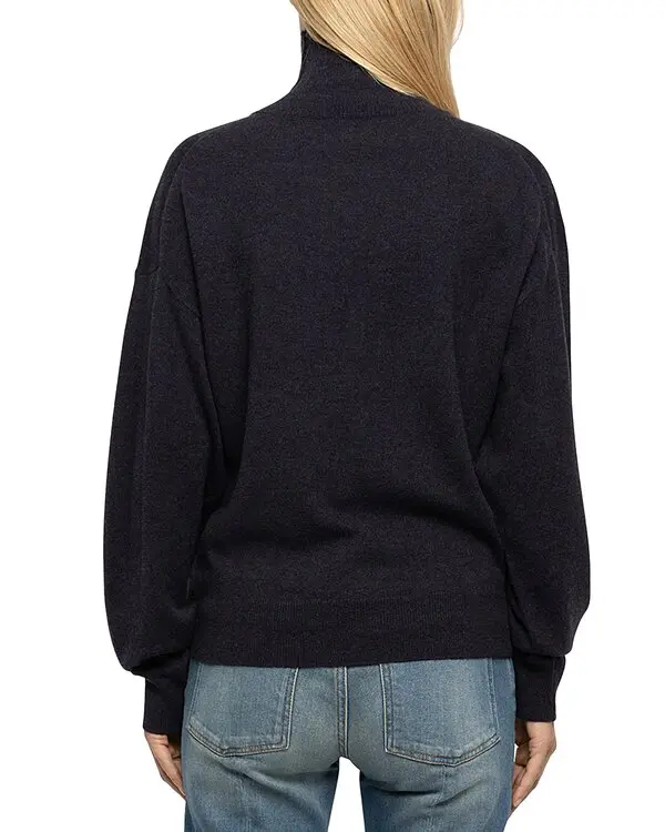 Zadig&Voltaire Souly Wool & Cashmere Turtleneck Sweater