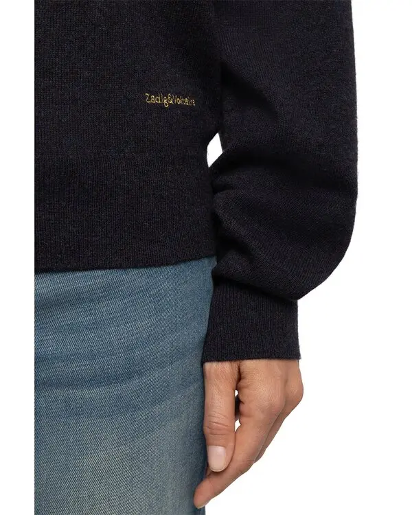 Zadig&Voltaire Souly Wool & Cashmere Turtleneck Sweater