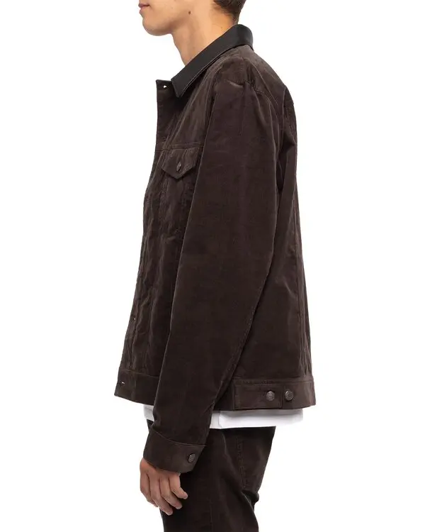 Zadig&Voltaire Bases Cotton Blend Corduroy Pocket Jacket