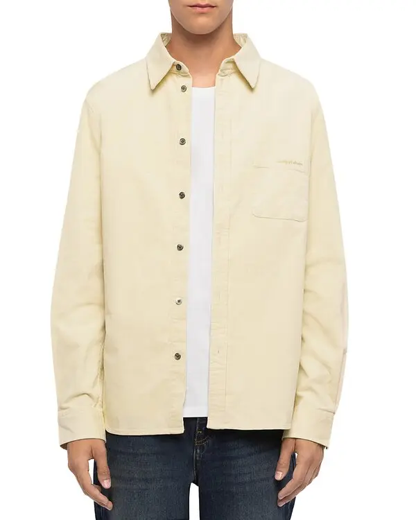 Zadig&Voltaire Simon Cotton Blend Corduroy Shirt - Cream