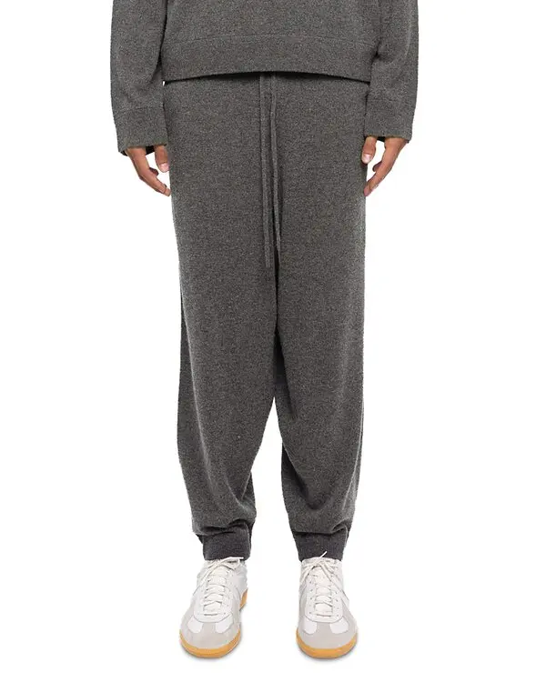 Zadig&Voltaire Parry Wool & Cashmere Drawstring Sweatpants - Medium Grey
