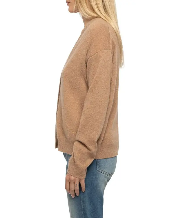 Zadig&Voltaire Mirkaz Cashmere V Neck Cardigan - Camel