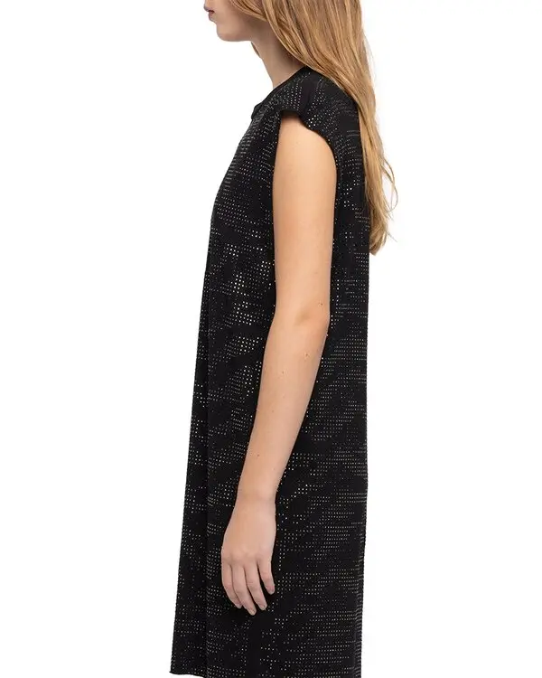 Zadig&Voltaire Roe Cotton Embellished Zebra Motif Dress