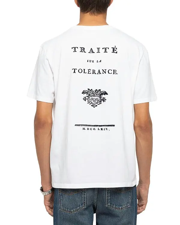 Zadig&Voltaire Tommy Zv Cotton Logo Crewneck T-shirt - White
