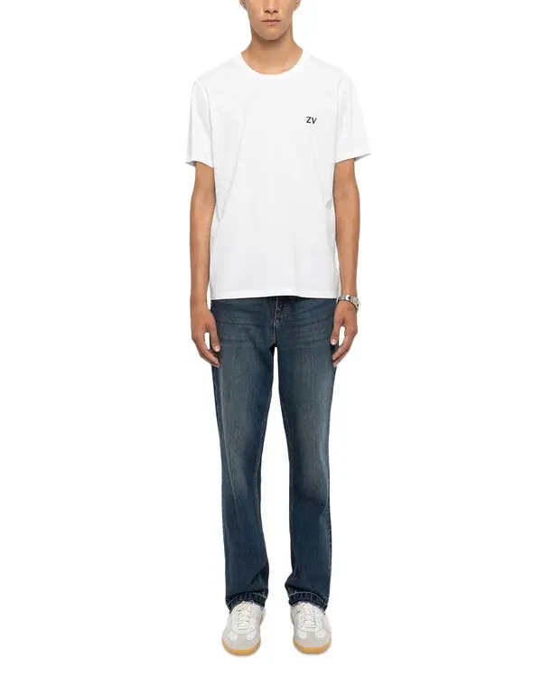 Zadig&Voltaire Tommy Zv Cotton Logo Crewneck T-shirt