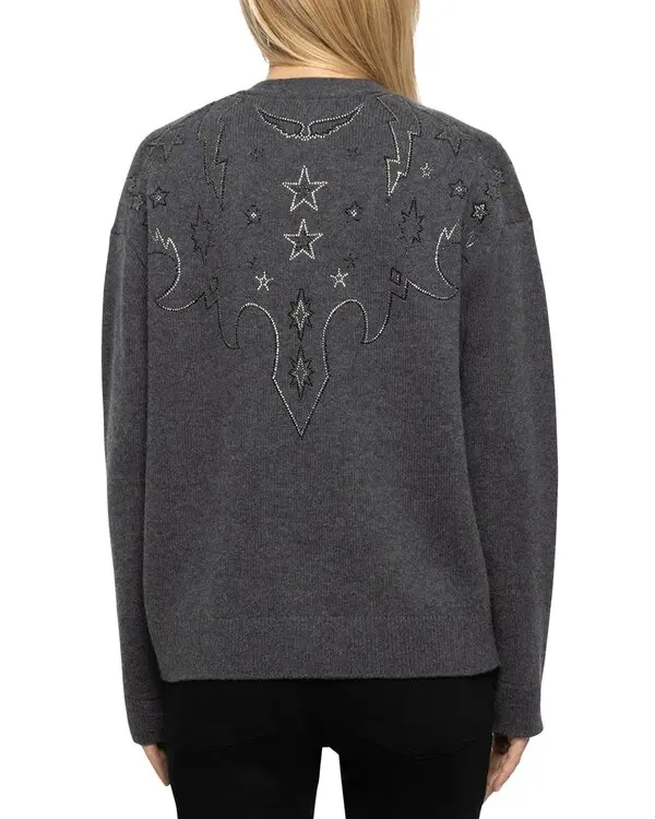 Zadig&Voltaire Mirkaz Embellished Cashmere Cardigan