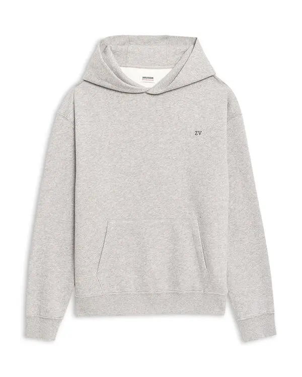 Zadig&Voltaire Sweelo Cotton Blend Logo Hoodie