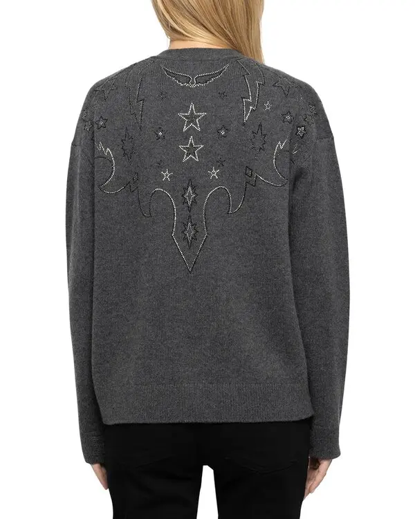 Zadig&Voltaire Mikyz Cashmere Embellished Cardigan