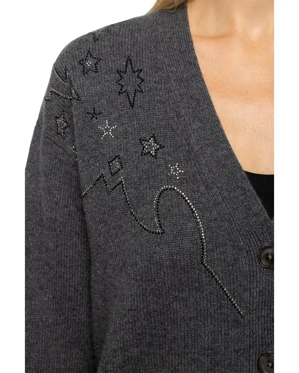 Zadig&Voltaire Mikyz Cashmere Embellished Cardigan