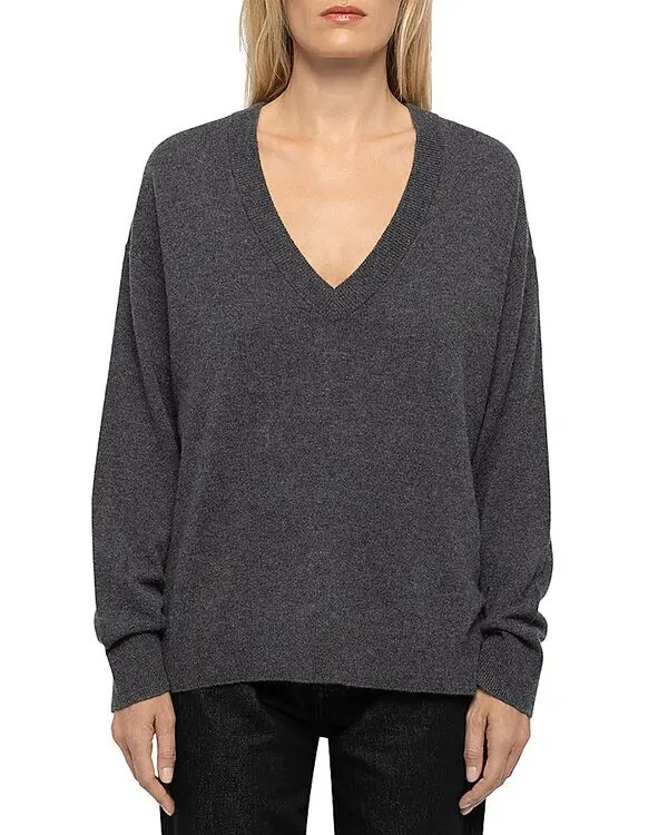 Zadig&Voltaire Mikyz Cashmere Cardigan - Anthracite