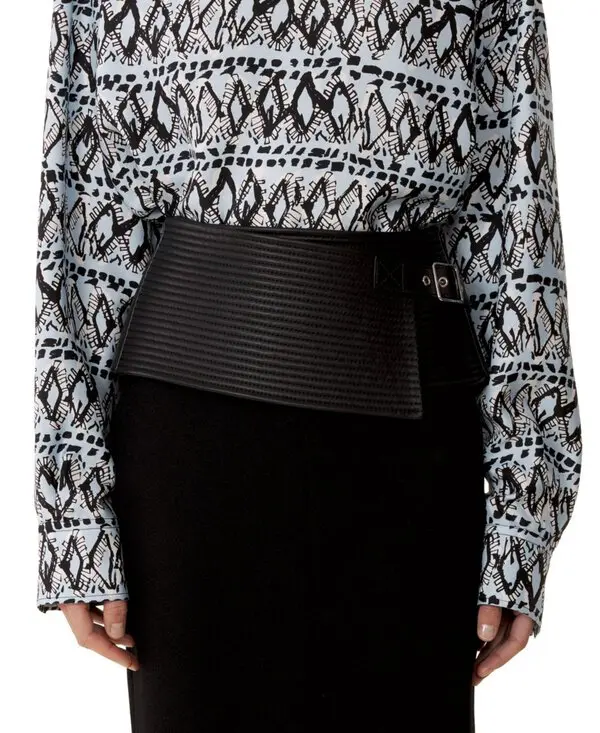 LANVIN Wide Leather Belt