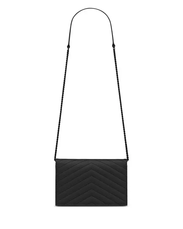 Saint Laurent Cassandre Envelope Chain Wallet