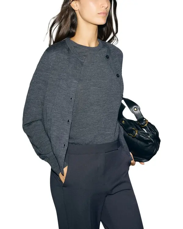 Gerard Darel Rene Merino Wool Cardigan