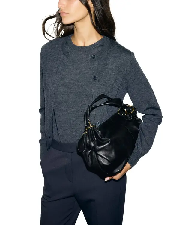 Gerard Darel Rene Merino Wool Cardigan