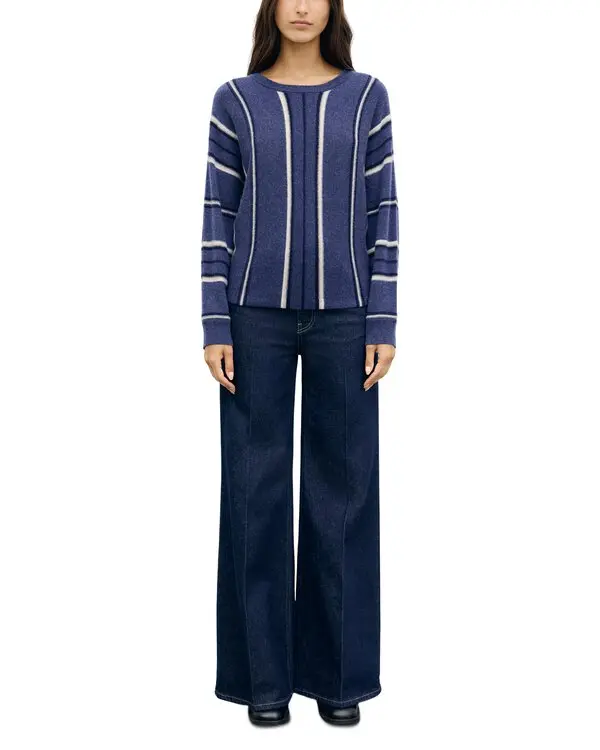 Gerard Darel Gerard Durel Ricki Cashmere Striped Sweater