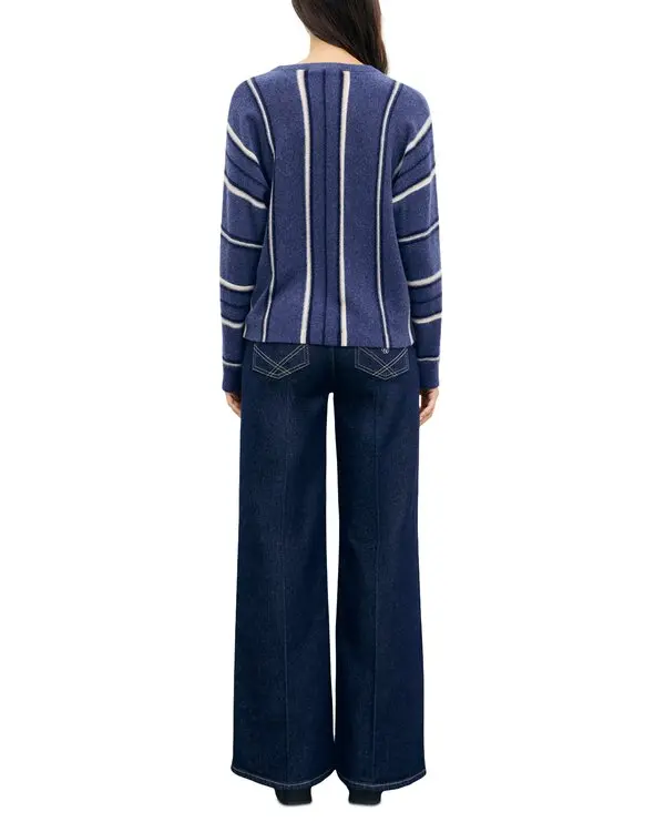 Gerard Darel Gerard Durel Ricki Cashmere Striped Sweater