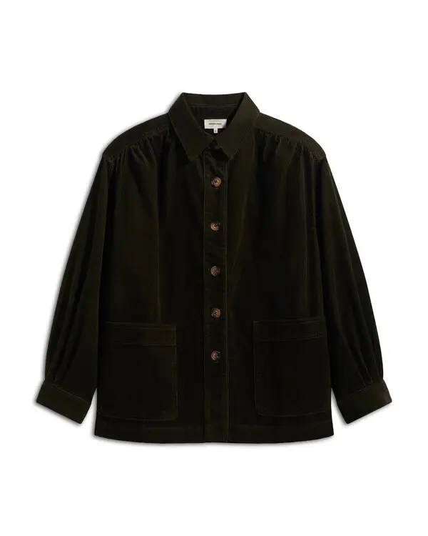 Gerard Darel Jena Cotton Stretch Corduroy Shirt