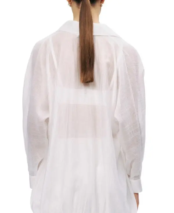 NOCTURNE Tie-detail Shirt
