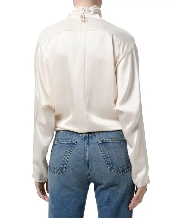Citizens Of Humanity Ilaria Draped Long Sleeve Top