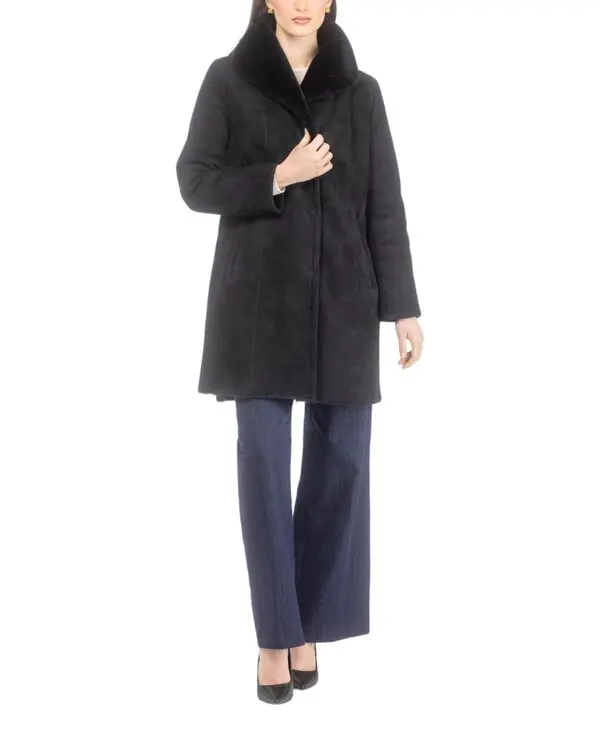 Gorski Merino Shearling Lamb Stroller With Belt