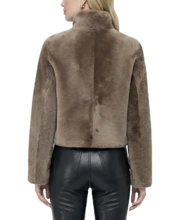 Gorski Merino Shearling Lamb Jacket - Caramel