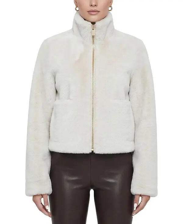 Gorski Merino Shearling Lamb Jacket - Cream