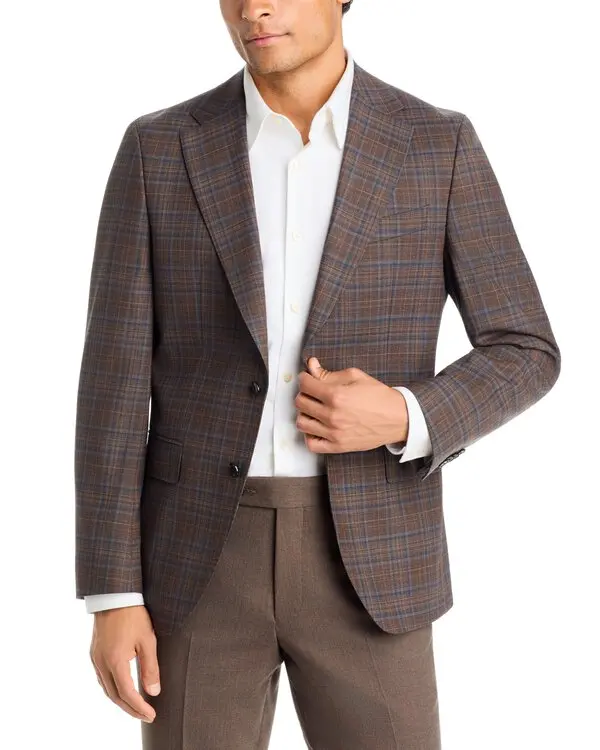 BOSS Hutson Check Slim Fit Sport Coat