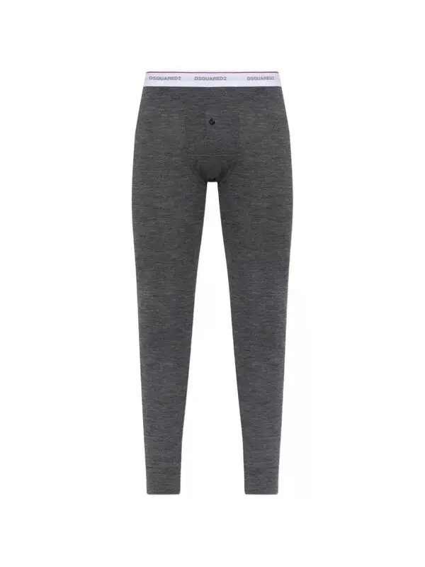 Dsquared2 Logo-waistband Pajama Bottoms - Grey