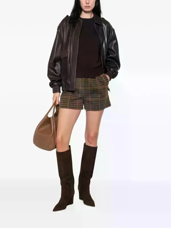 ALLUDE Short-sleeve Cashmere Sweater