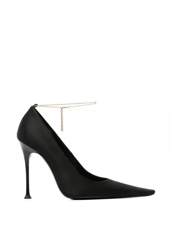 Saint Laurent Régine Chain-detail Pumps - Black