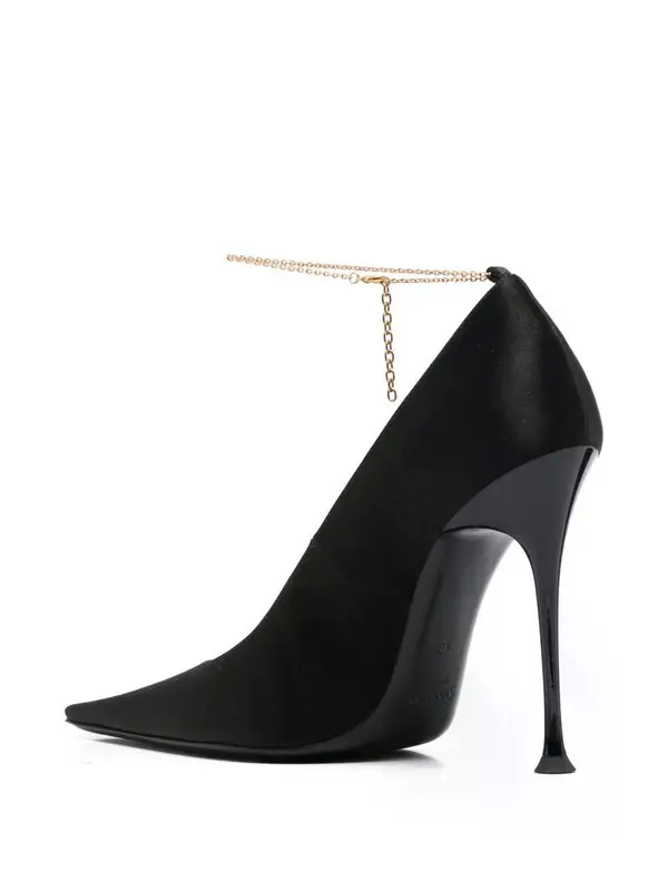Saint Laurent Régine Chain-detail Pumps
