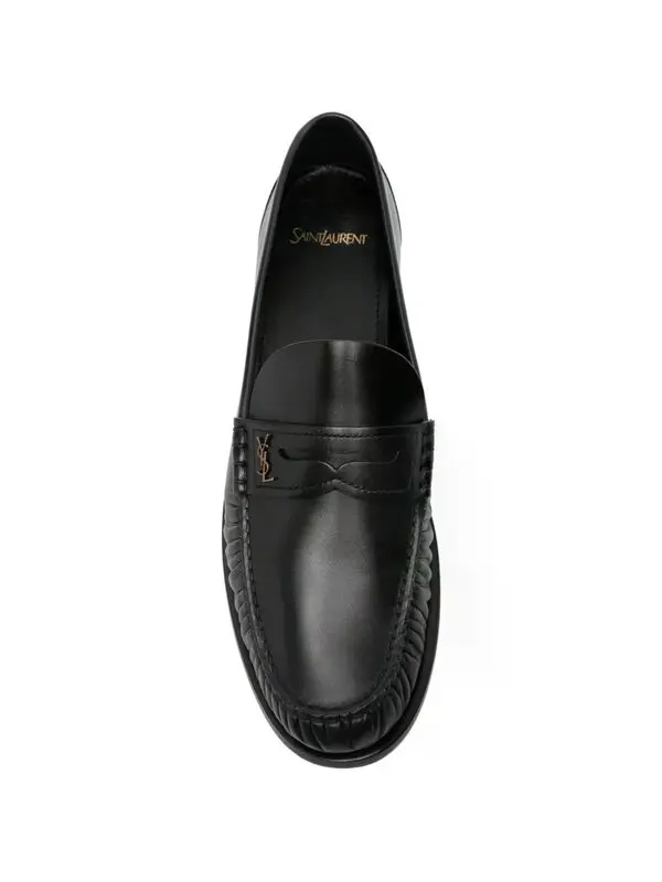 Saint Laurent Leather Loafers