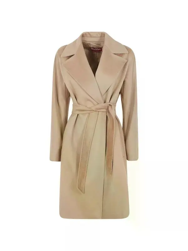 Max Mara Double-breasted Belted Coat - Brown