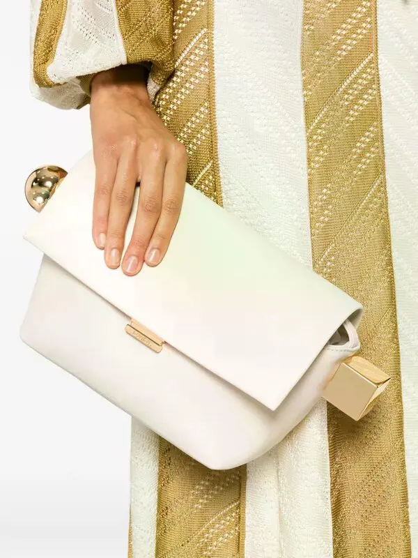 Jacquemus Rond Carré Leather Shoulder Bag
