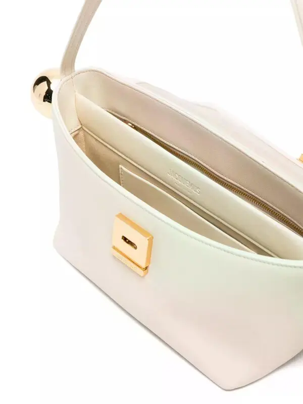 Jacquemus Rond Carré Leather Shoulder Bag