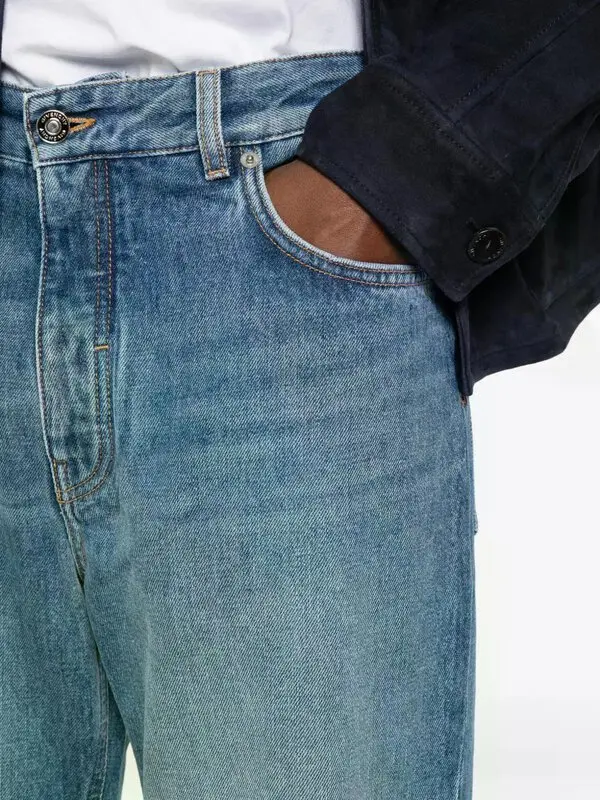 Givenchy Visible Stitching Flared Jeans