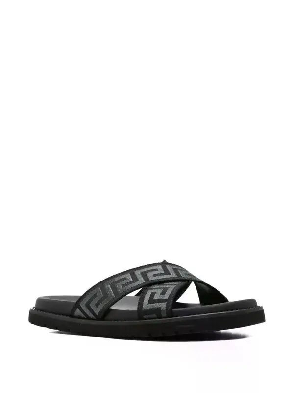 Versace Greca Crossover Sandals