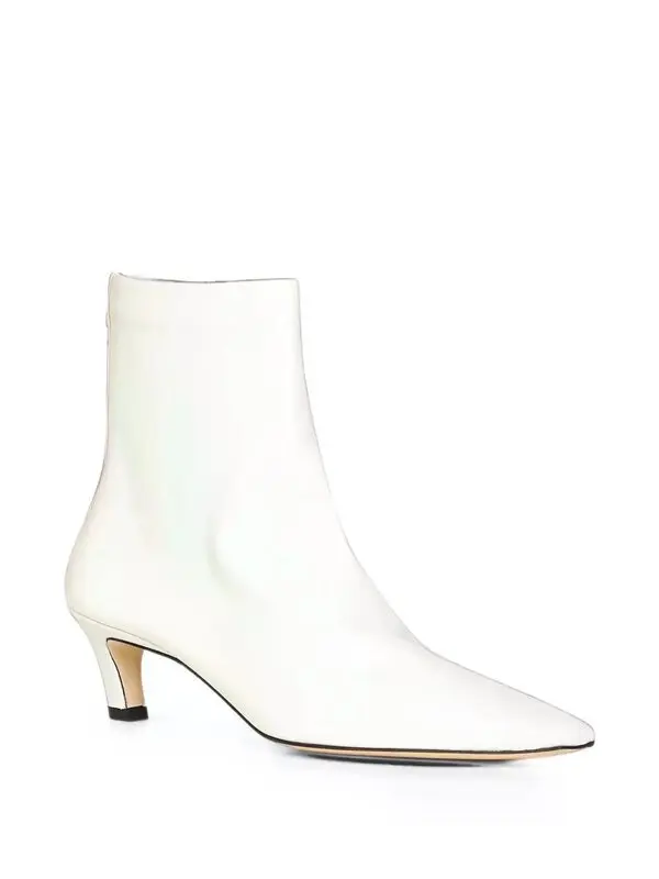 TOTEME Pointed-toe Ankle Boots - White