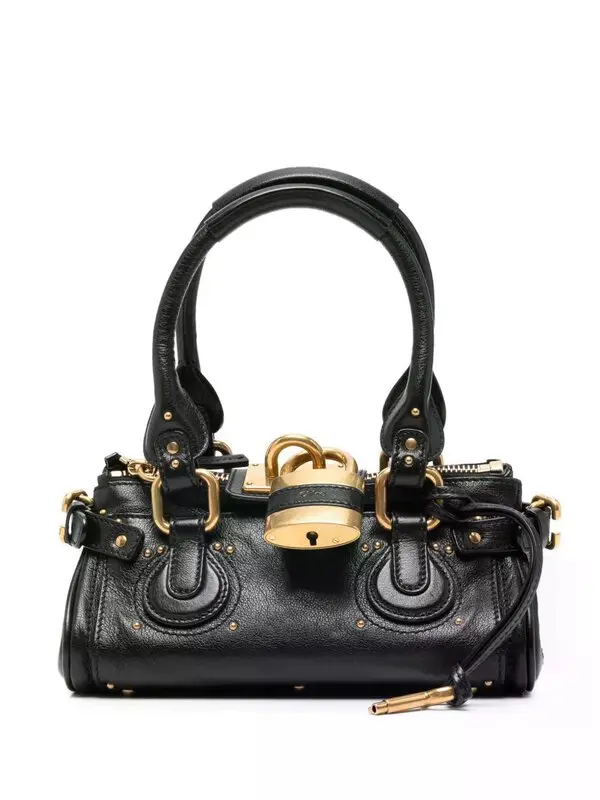 Chloé Paddington Leather Shoulder Bag - Black