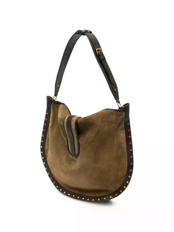 Isabel Marant Étoile Oskan Hobo Stud-embellished Shoulder Bag