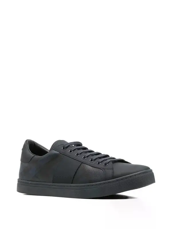 Burberry London Check Leather Sneakers