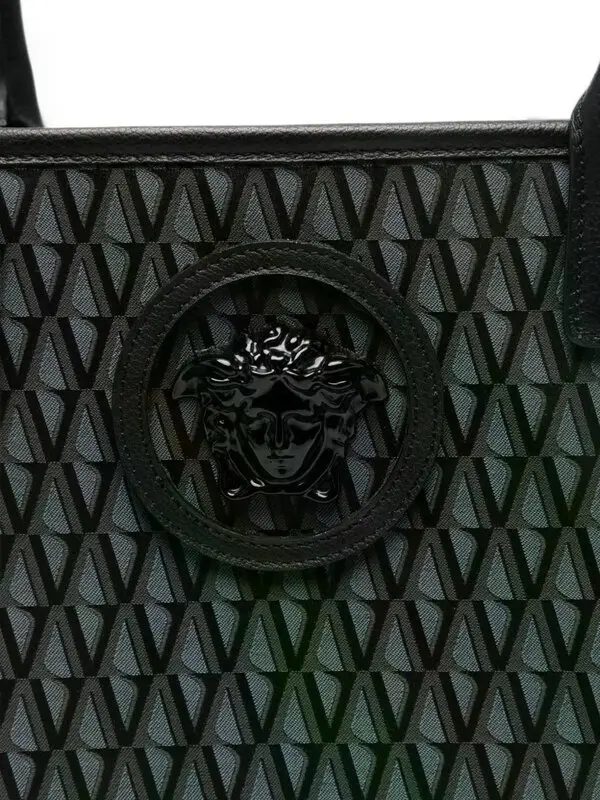 Versace Medusa Head Monogram Tote Bag