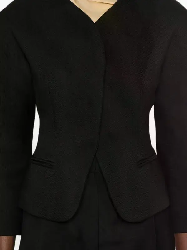 Jacquemus V-neck Concealed Fastening Jacket