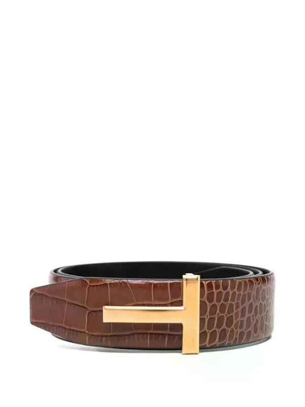 TOM FORD T Icon Belt - Brown